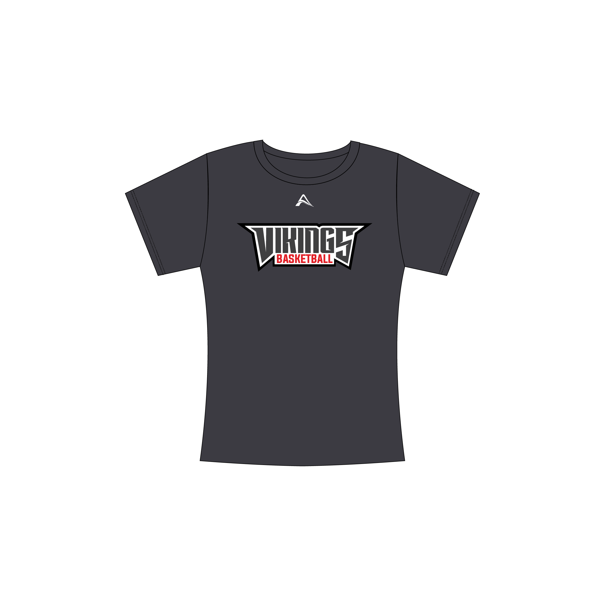 Vikings Basketball Tee – Athlead